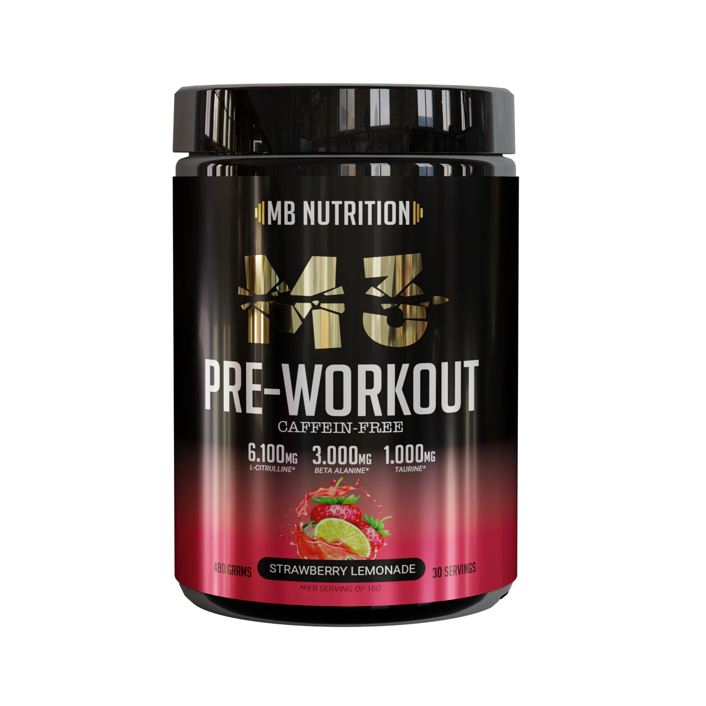 M3 Pre Workout - MB Nutrition - Een nieuwe en sterkere formule.